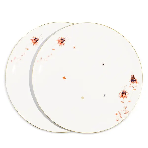 RICHARD BRENDON Dragon Flower Coupe Dinner Plate