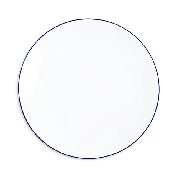 RICHARD BRENDON Line Coupe Bread & Butter Plate - Blue / White