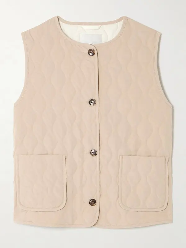 Varley Quilted Twill Vest