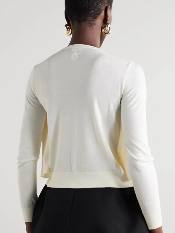 Loewe Layered Wool Cardigan