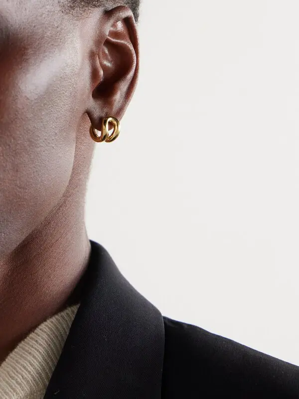 Lié Studio The Asta -plated Hoop Earrings