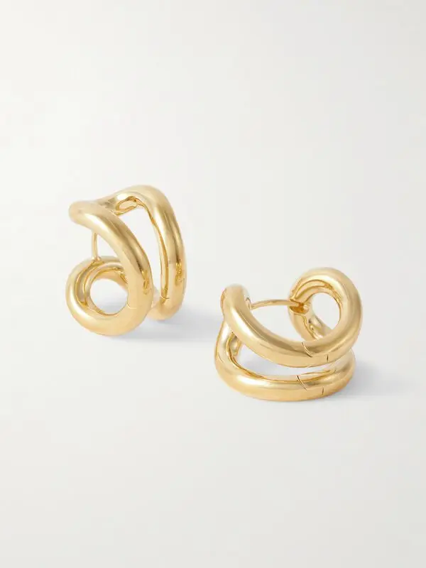 Lié Studio The Steffie -plated Earrings - Gold
