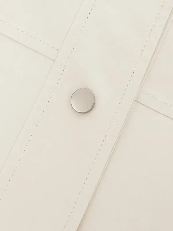 Brunello Cucinelli Hooded Cotton Trench Coat