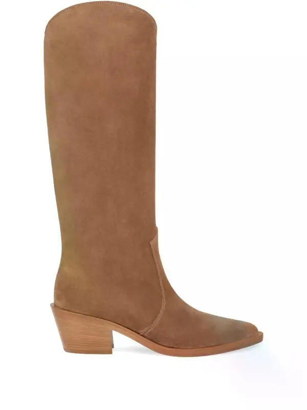 GIANVITO ROSSI 45mm Waylon Boots - Brown