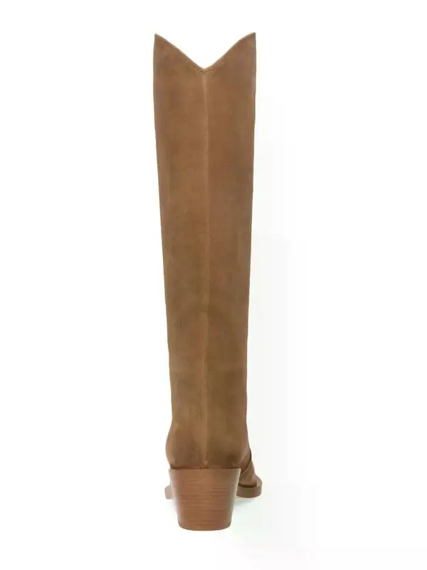 GIANVITO ROSSI 45mm Waylon Boots - Brown