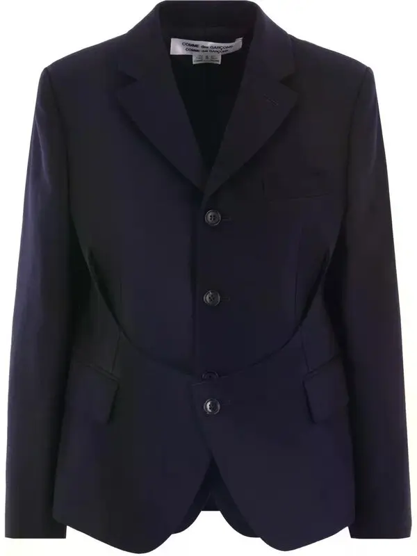 Comme Des Garçons Single-breasted Blazer