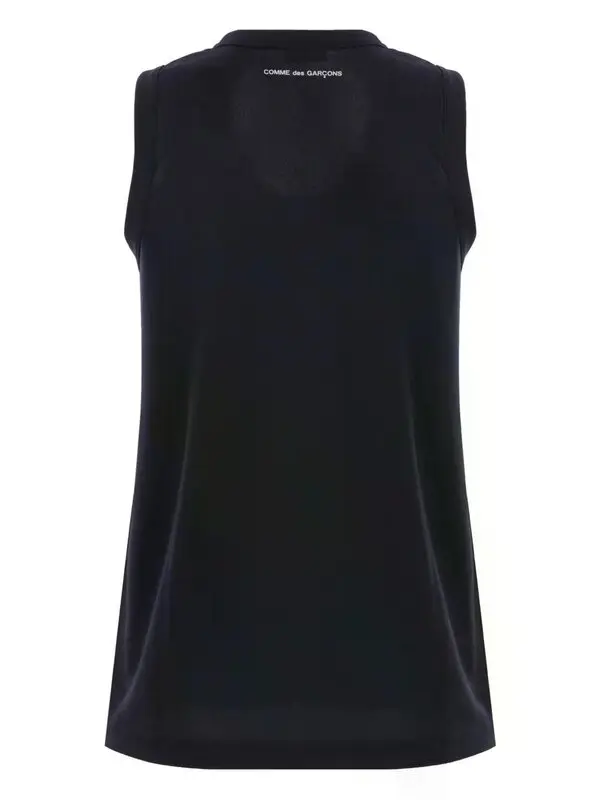 Comme Des Garçons Jersey Tank Top - Black