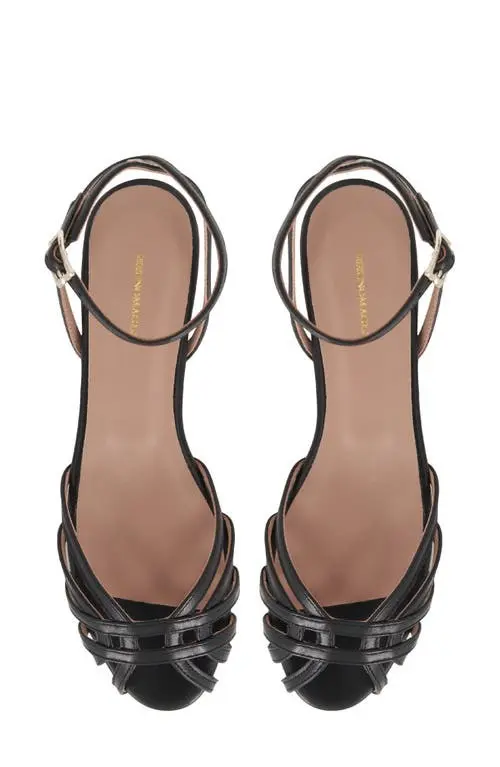 Bruno Magli Marta Ankle Strap Sandal - Black
