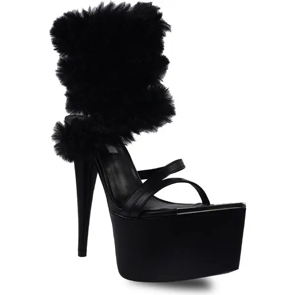 ZIGI Zarra Faux Fur Platform Sandal