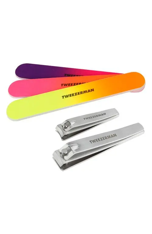 TWEEZERMAN Neon 5-piece Nail Care Kit - No Color