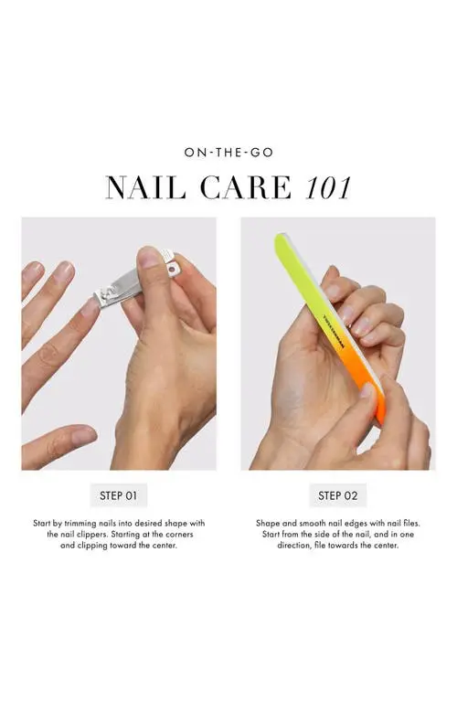 TWEEZERMAN Neon 5-piece Nail Care Kit
