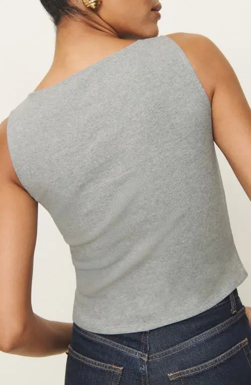 REFORMATION Hudson Knit Tank - Heather Grey