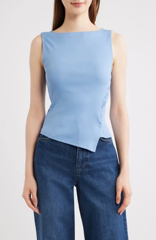 REFORMATION Hudson Knit Tank - Skyline