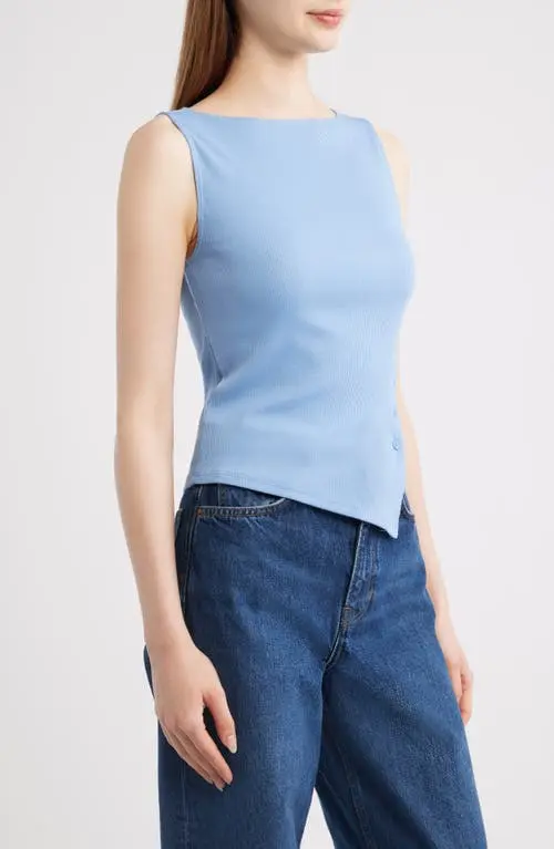 REFORMATION Hudson Knit Tank - Skyline