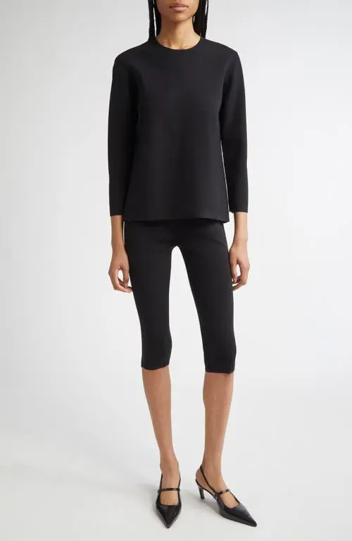 TOTEME Compact Knit Capri Trousers