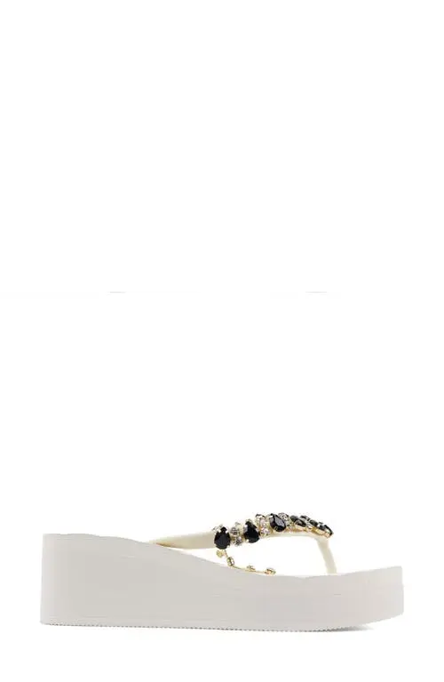 ZIGI Quigley Platform Flip Flop - White