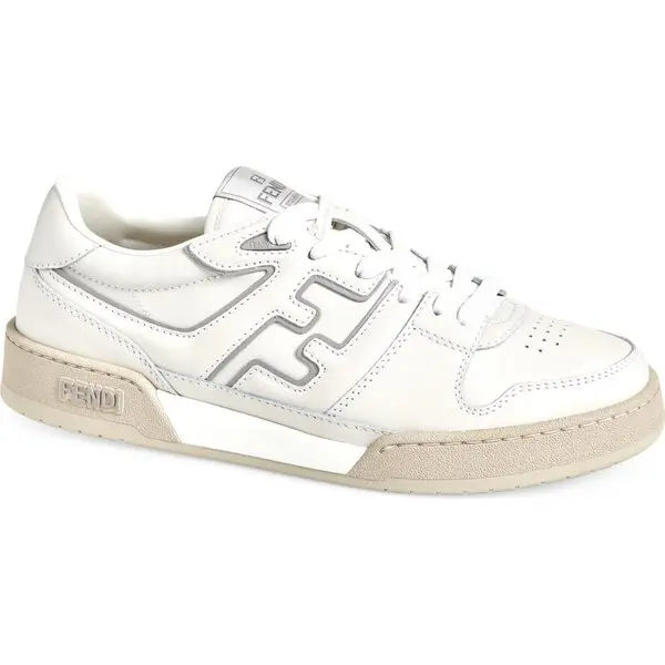 Fendi Ff Match Sneakers - White/grey