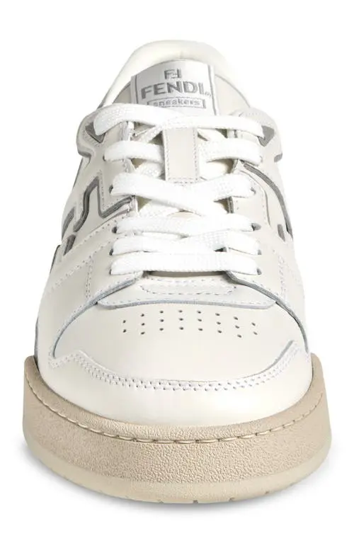 Fendi Ff Match Sneakers - White/grey
