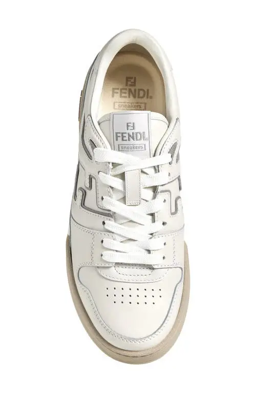 Fendi Ff Match Sneakers - White/grey