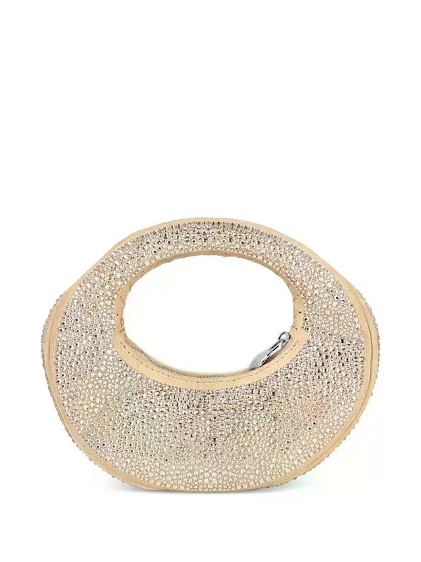Philipp Plein Crystal-embellished Mini Bag - Neutrals