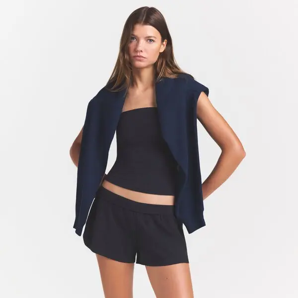 SKIMS Cotton Jersey Loose Short - Soot