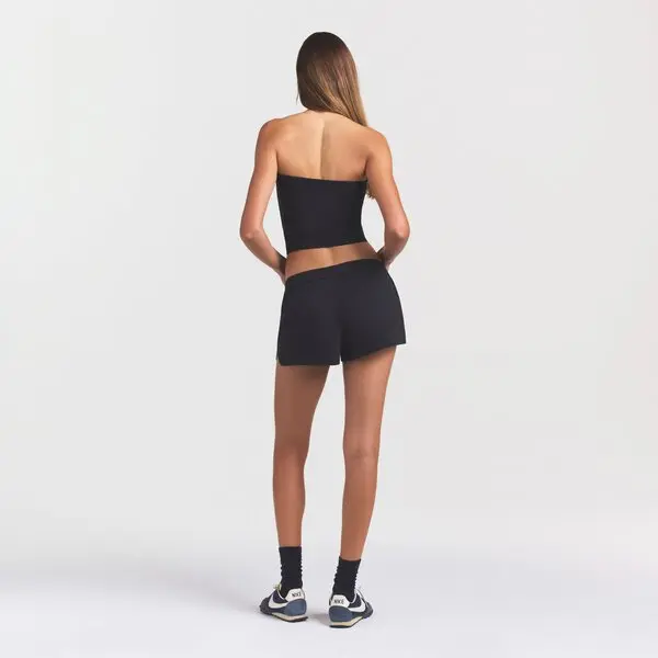 SKIMS Cotton Jersey Loose Short - Soot