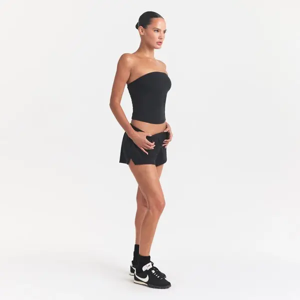 SKIMS Cotton Jersey Loose Short - Soot