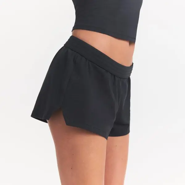 SKIMS Cotton Jersey Loose Short - Soot