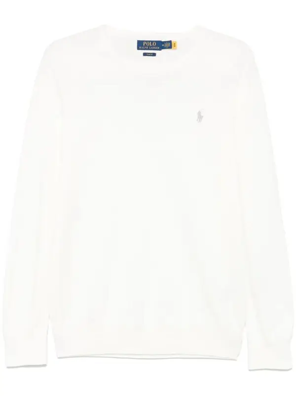 Polo Ralph Lauren Long Sleeve Pullover - White