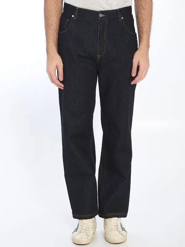 Fendi Crest Logo Straight-leg Jeans