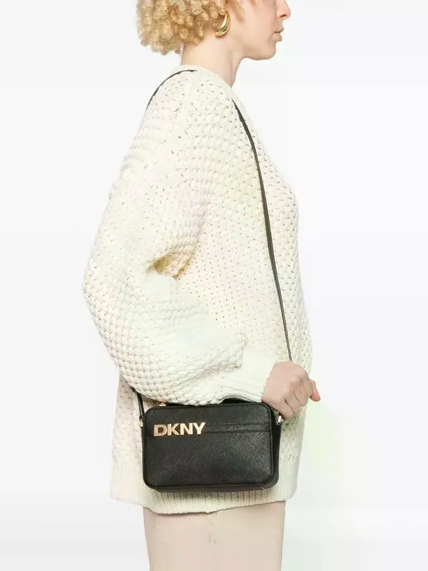 Dkny Logo Cross Body Bag - Black