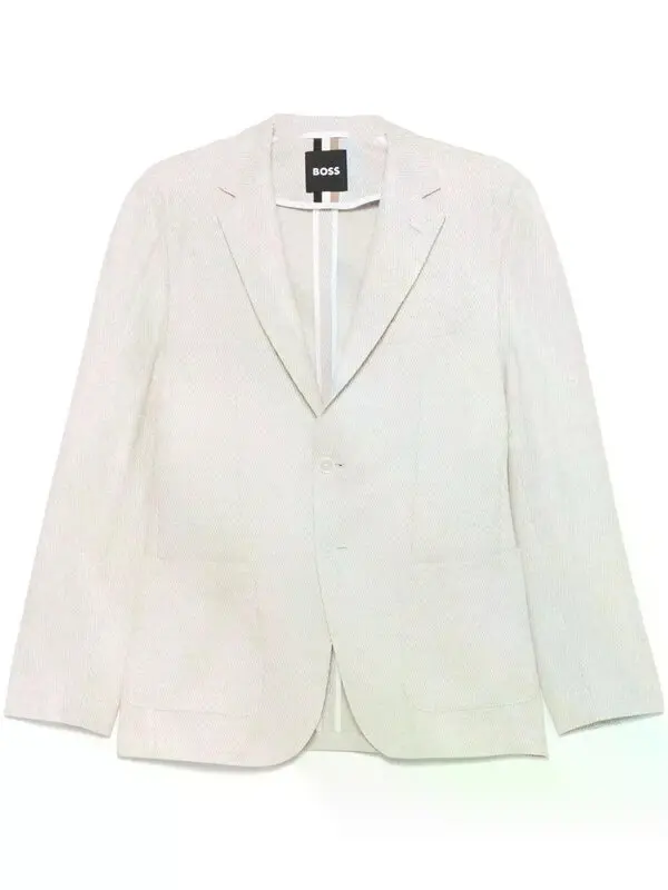 BOSS Patterned Blazer - Neutrals