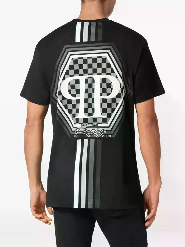 Philipp Plein Stripes Hexagon T-shirt