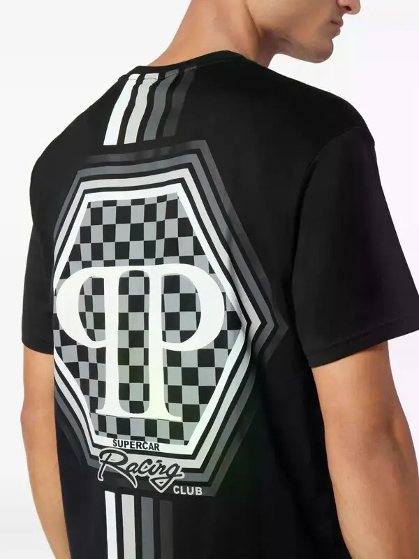 Philipp Plein Stripes Hexagon T-shirt