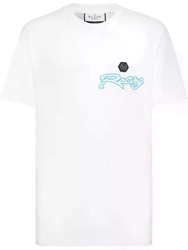 Philipp Plein Stripes Hexagon T-shirt - White
