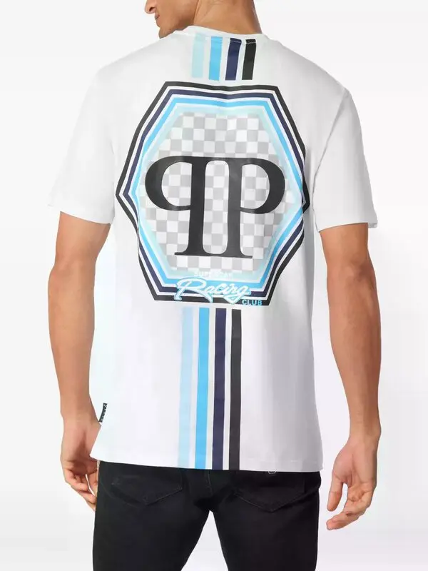 Philipp Plein Stripes Hexagon T-shirt