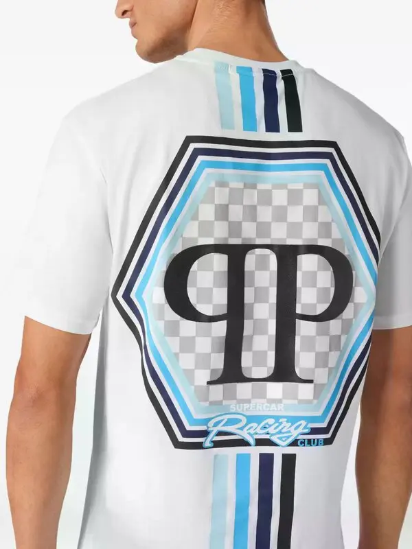 Philipp Plein Stripes Hexagon T-shirt