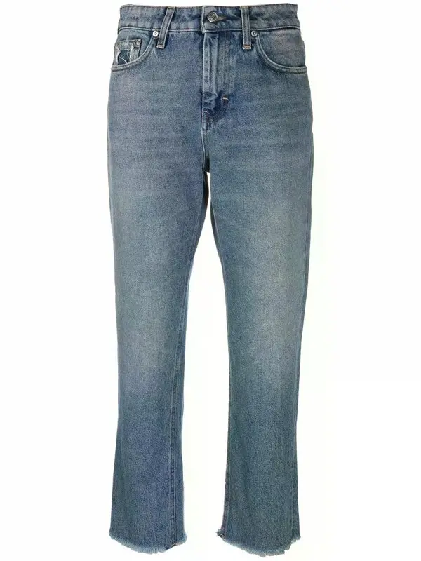 DEPARTMENT 5 High-waisted Cropped Flare Jeans