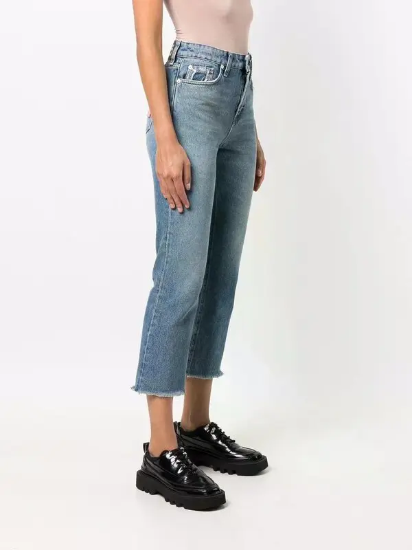 DEPARTMENT 5 High-waisted Cropped Flare Jeans