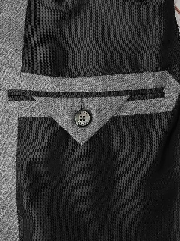 Zegna Riviera Slim-fit Wool, Silk And Linen-blend Suit Jacket