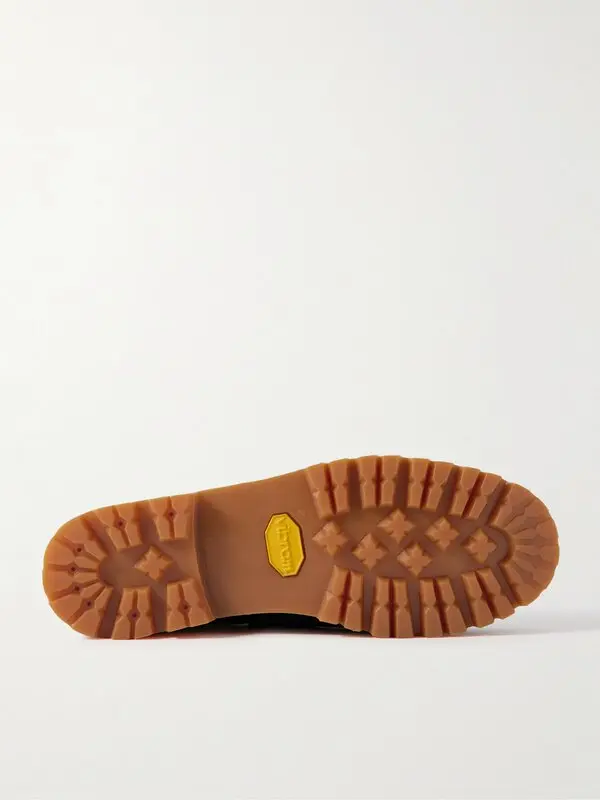 VINNY'S Aztec Suede Boat Shoes