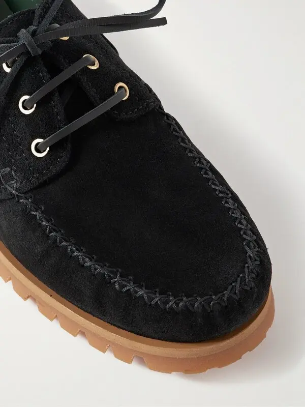 VINNY'S Aztec Suede Boat Shoes