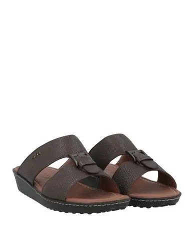 TOD'S Pebbled Leather Wedge Sandals