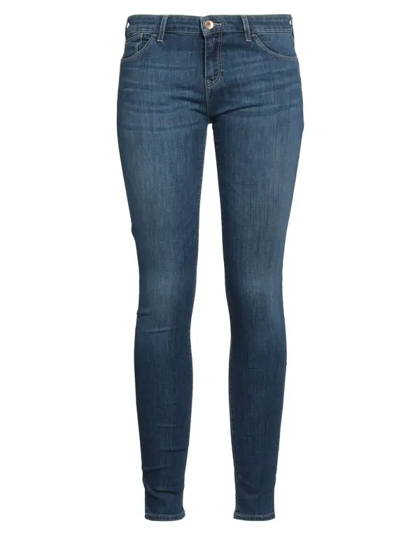 Emporio Armani Skinny Jeans In Cotton Blend - Blue