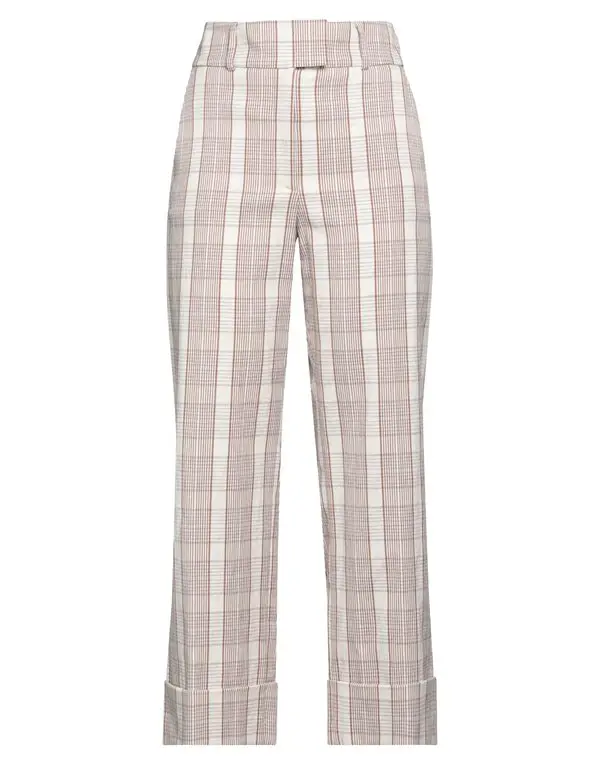 Peserico Straight-leg Tartan Trousers