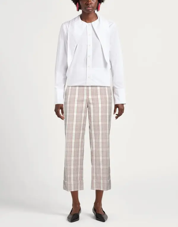 Peserico Straight-leg Tartan Trousers