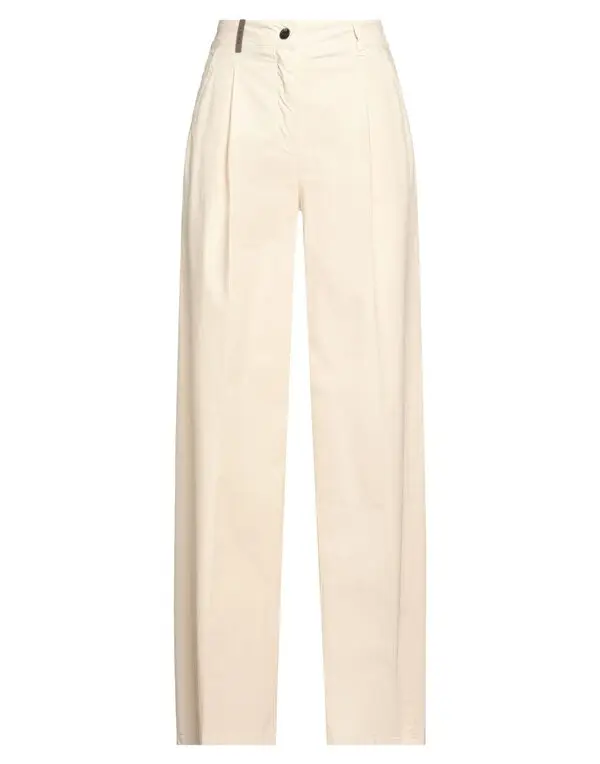 Peserico Wide-leg Pants - Beige