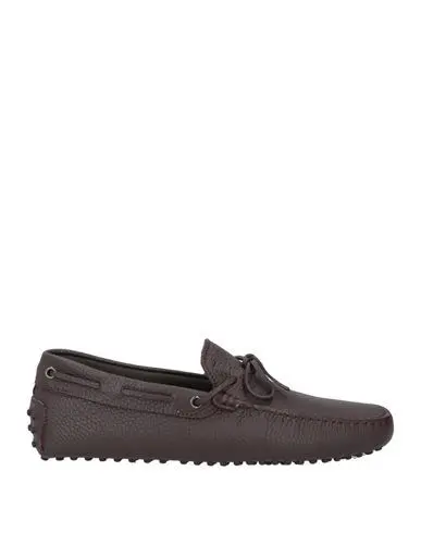TOD'S Leather Loafers - Purple
