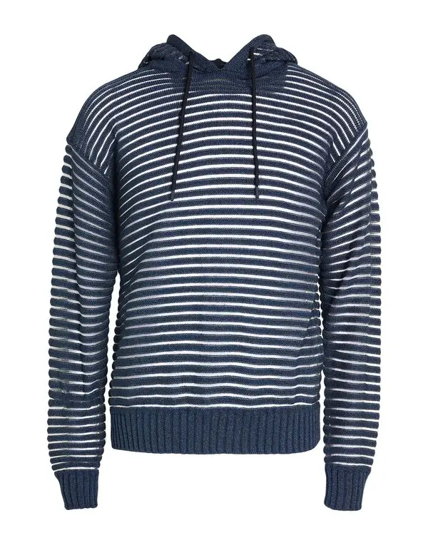 Emporio Armani Striped Hooded Sweater