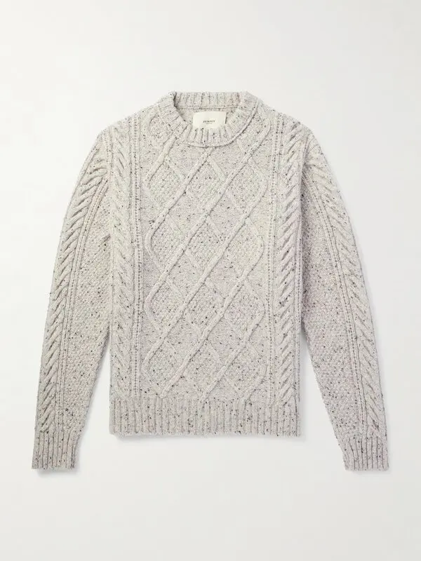 Purdey Cable-knit Cashmere Sweater